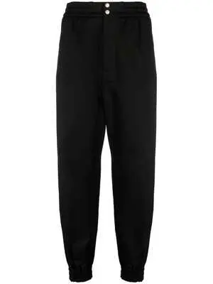 Men's Black Tapered Trousers