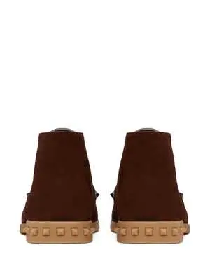 Valentino Garavani Leisure Flows Suede Desert Boots