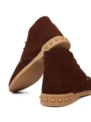 Valentino Garavani Leisure Flows Suede Desert Boots