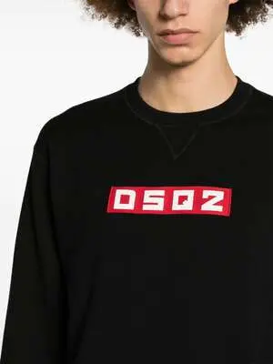 Dsquared2 Logo-patch Cotton Sweatshirt
