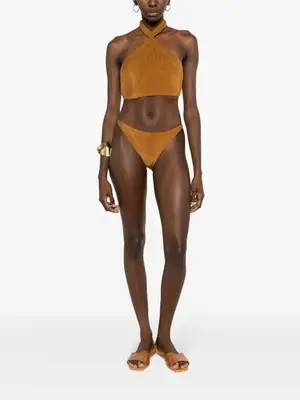 LENNY NIEMEYER Twisted Halterneck Bikini Top