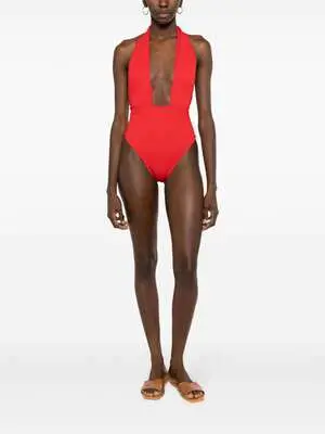 LENNY NIEMEYER Plunging Neck Backless One-piece