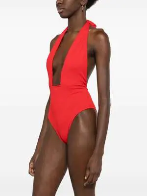 LENNY NIEMEYER Plunging Neck Backless One-piece