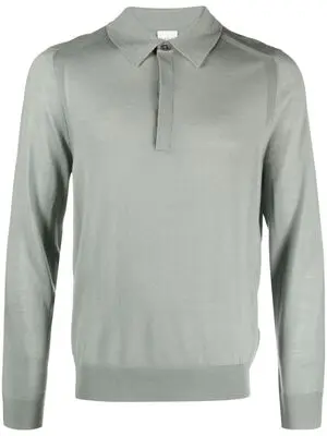 Paul Smith Polo-collar Merino Jumper