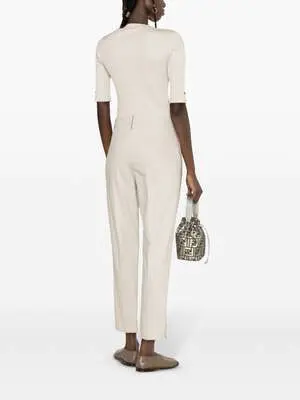 Brunello Cucinelli High-waisted Cropped Trousers