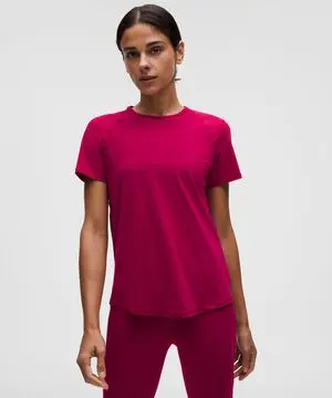 Lululemon Lululemon Sculpt Short-Sleeve T-Shirt Berry Rumble