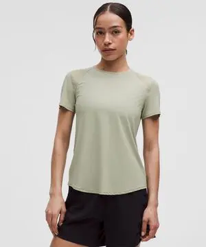 Lululemon Lululemon Sculpt Short-Sleeve T-Shirt Fog Green