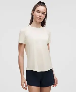 Lululemon Lululemon Sculpt Short-Sleeve T-Shirt Light Ivory