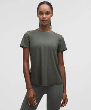 Lululemon Lululemon Sculpt Short-Sleeve T-Shirt Palm Deco