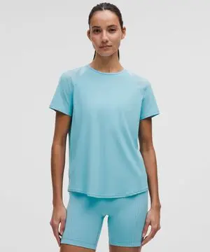 Lululemon Lululemon Sculpt Short-Sleeve T-Shirt Washed Blue