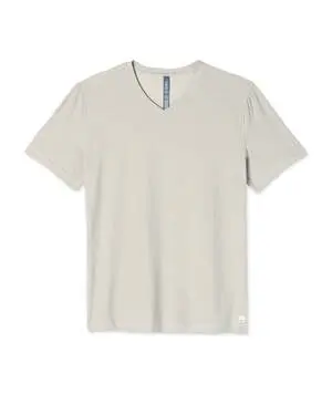 Vuori Vuori Strato Tech V-Neck T-Shirt Toast Heather