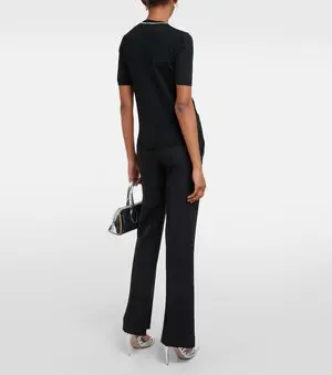 Valentino Garavani Embellished Virgin Wool Top