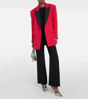 Valentino Garavani Embellished Virgin Wool Top