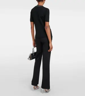 Valentino Garavani Embellished Virgin Wool Top