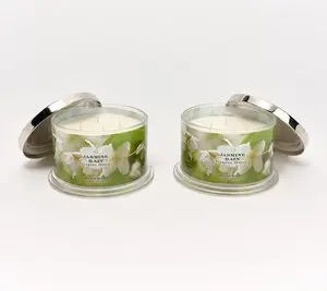 HOMEWORX BY SLATKIN + CO. Homeworx Slatkin & Co. S/2 18oz Jasmine Raincandles - One-color