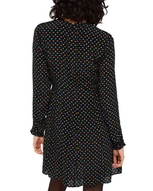 Whistles Heart Print Mini Dress