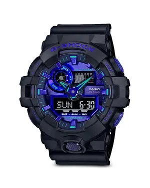G-Shock Analog Digital Watch, 53.4mm - Blue/black