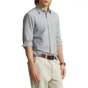 Polo Ralph Lauren Cotton Oxford Button–down Shirt - Grey