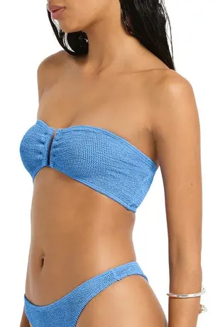 Bond Eye Blake U-bar Bandeau Bikini Top - Azure