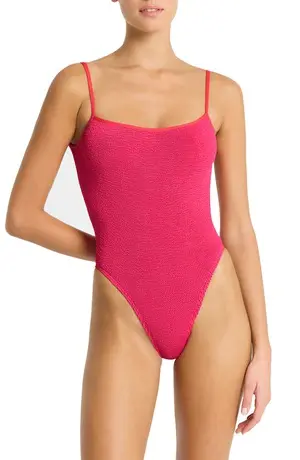 Bond Eye Bond-eye Bound By One-Piece Swimsuit Raspberry Recycled