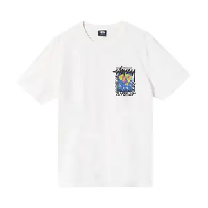 StÜssy Camelias Pigment Dyed Tee 'natural