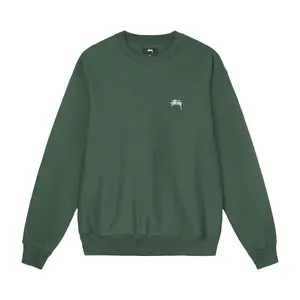 StÜssy Stock Logo Crew - Green