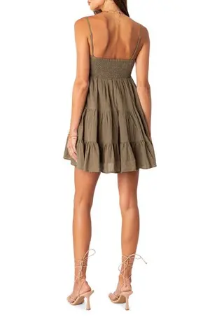 EDIKTED Tiered Babydoll Dress