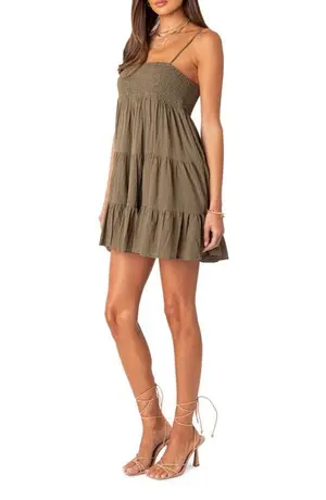 EDIKTED Tiered Babydoll Dress