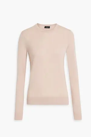 Theory Wool Sweater Blush