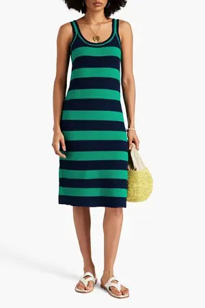 Zimmermann Striped Cotton Midi Dress