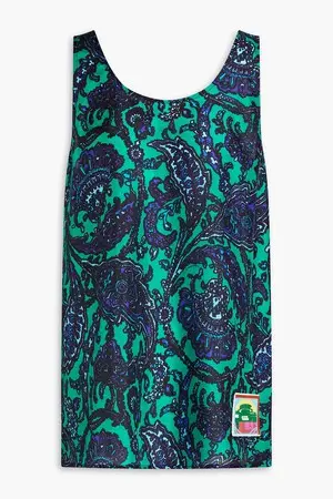 Zimmermann Printed Silksatin Tank