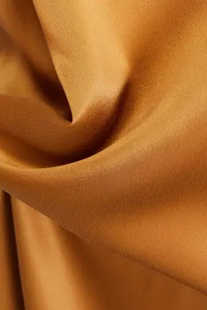 Loulou De Saison Loulou Studio Mina Silk-satin Midi Dress - Camel