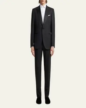 Zegna Formal Piquet Evening Shirt
