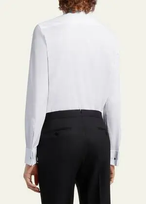 Zegna Formal Piquet Evening Shirt