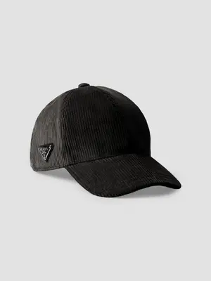 Prada Corduroy Baseball Cap