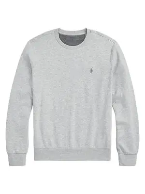 Polo Ralph Lauren Logo Crewneck Sweatshirt Andover Heather