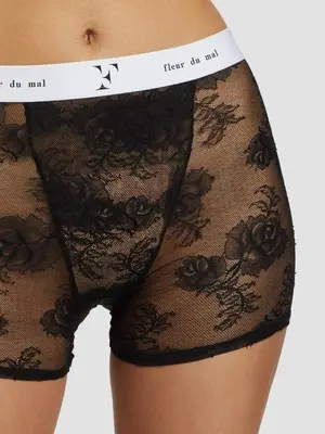 FLEUR DU MAL Bouquet Lace Boxers