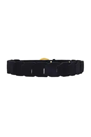 BODE Suede Link Belt With Gold-tone Buckle