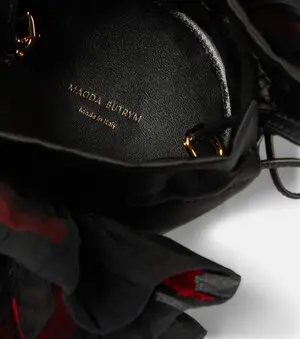 Magda Butrym Floral Satin Bucket Bag