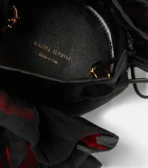 Magda Butrym Floral Satin Bucket Bag