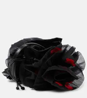 Magda Butrym Floral Satin Bucket Bag