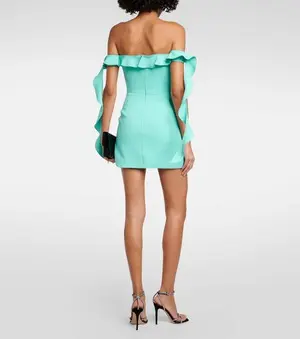 David Koma Ruffled Minidress