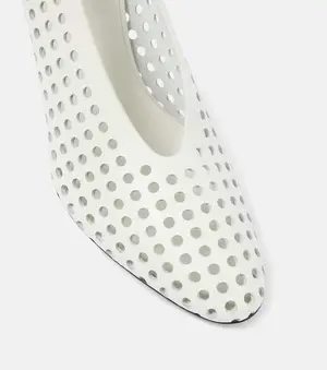 Proenza Schouler Perforated Leather Cone Pumps