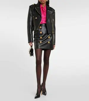 Balmain Silk Crepe De Chine Shirt - Pink