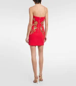Rebecca Vallance Versailles Sequin Crepe Minidress