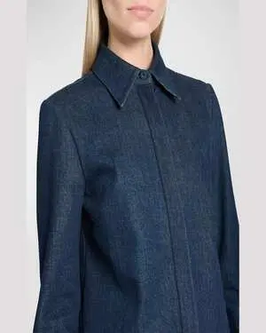 Gabriela Hearst - Cruz Denim Collared Shirt