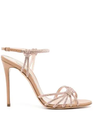 Casadei Minorca 110mm Crystal-embellished Sandals