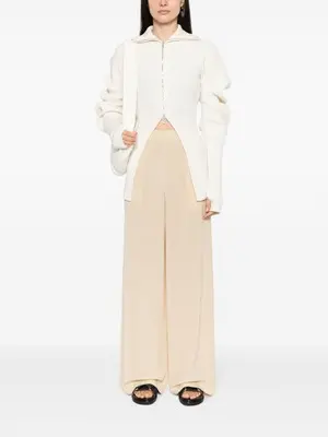 JOSEPH Silk Wide-leg Trousers