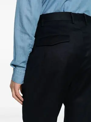 PT TORINO Tailored Virgin Wool Trousers - Blue