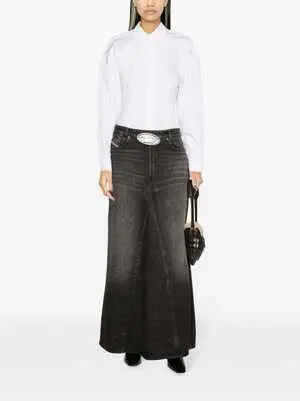 DIESEL® De-pago Maxi Denim Skirt